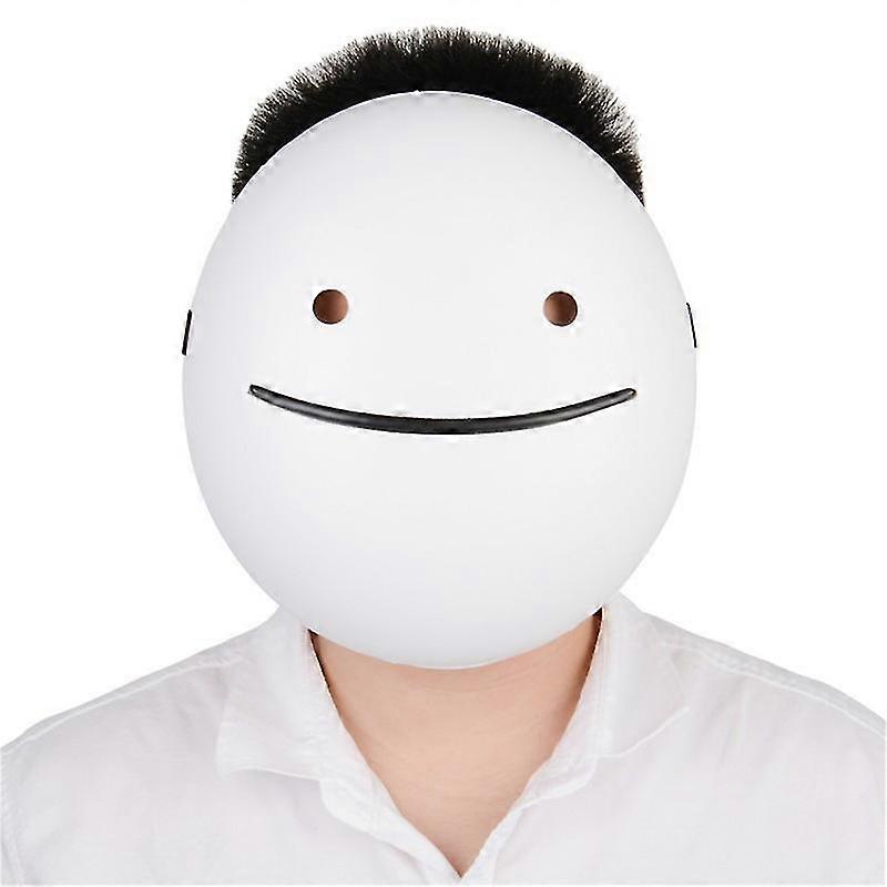 Cartoon Smile Dreams Masks Anime White Helmet Cosplay Masks Halloween ...