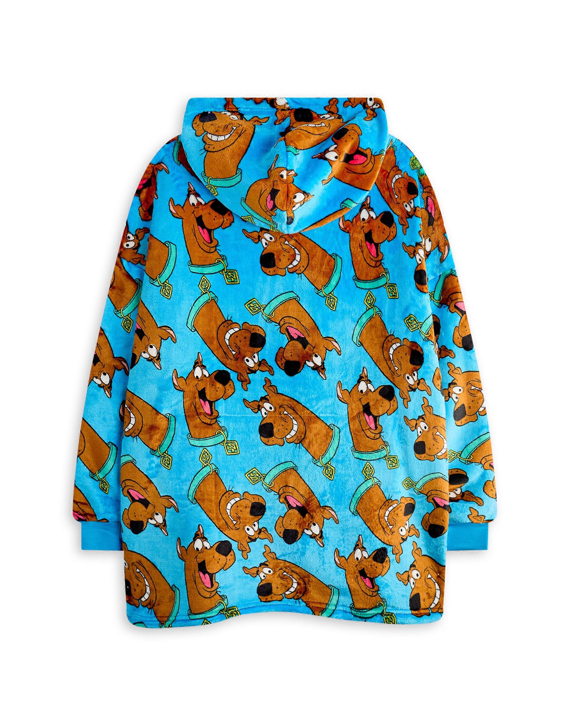 Scooby Doo Boys Blanket Hoodie Blue Character AOP - One Size | Fruugo UK