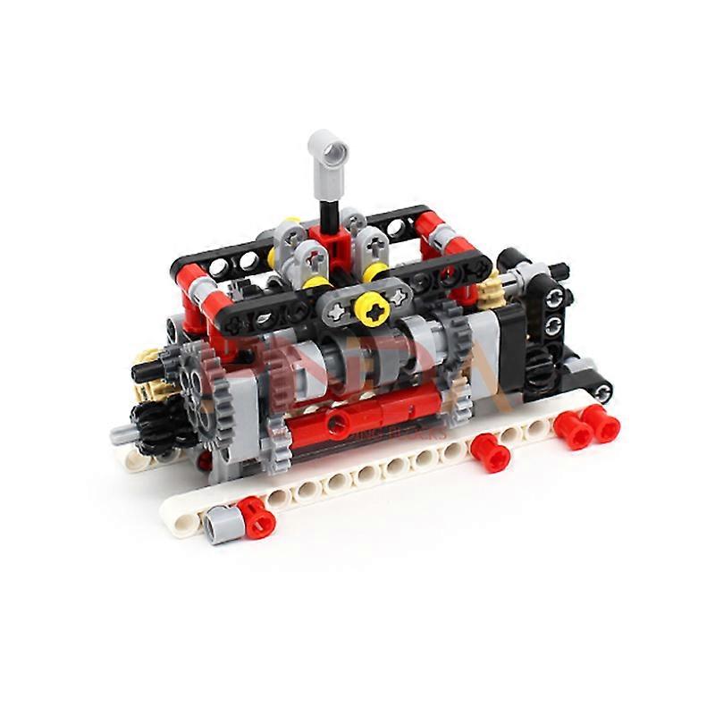 Technology MOC Mechanical Group Engine Gearbox 4 6 8 Speeds with ...