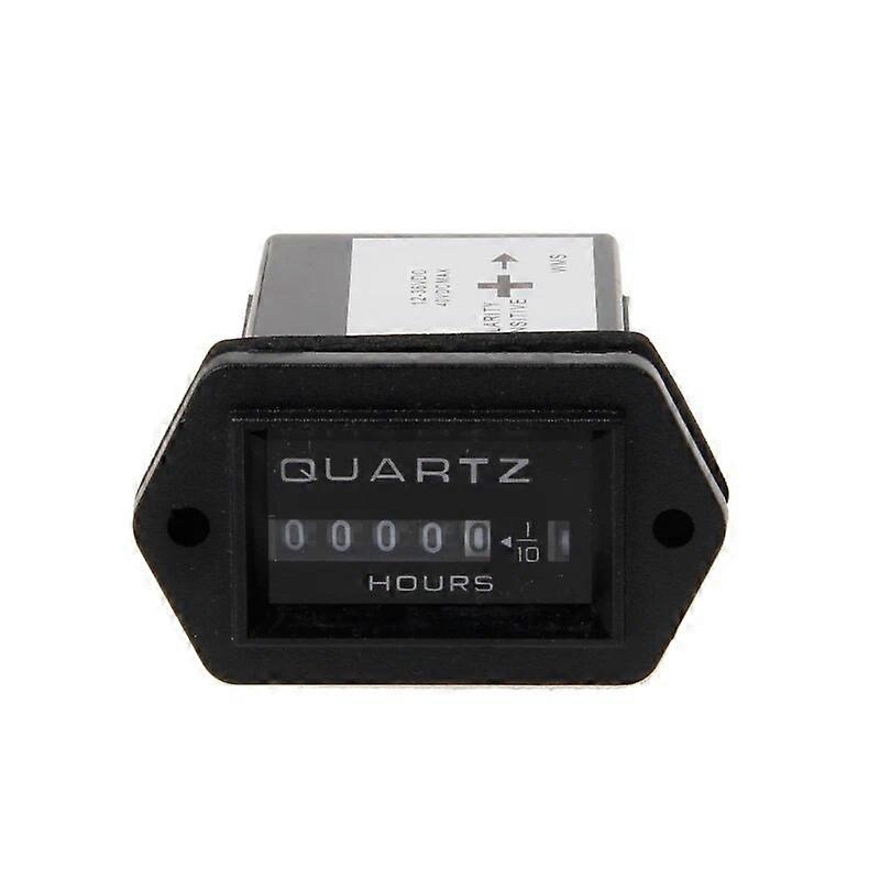 Hour Meter Display Counter 12-36V Accurate Round Quartz Hour Meter ...