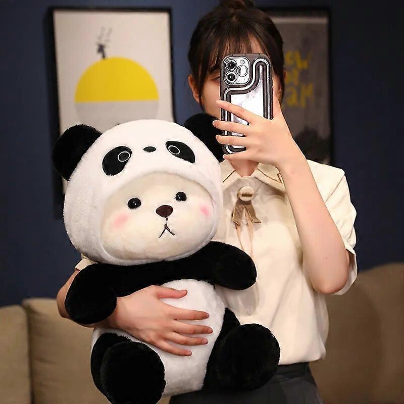 26-60cm Giant Teddy Bear Cosplay Panda Doll Plush Toy Kawaii Hooded Cartoon Zoo Animal Plushie ...