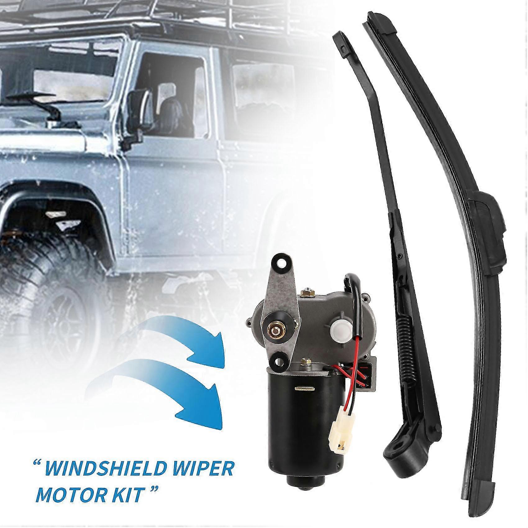 Universal UTV 12V Electric Windshield Wiper Kit suitable for RZR Can Am ...