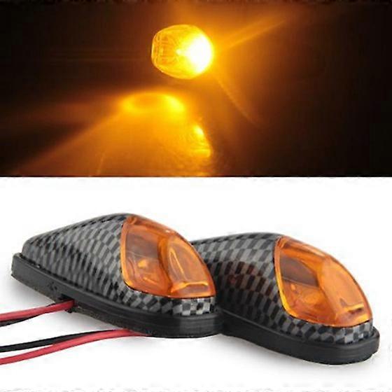 2 x Motorcycle Indicators High Power LED Mini Indicator Flashing Signal ...