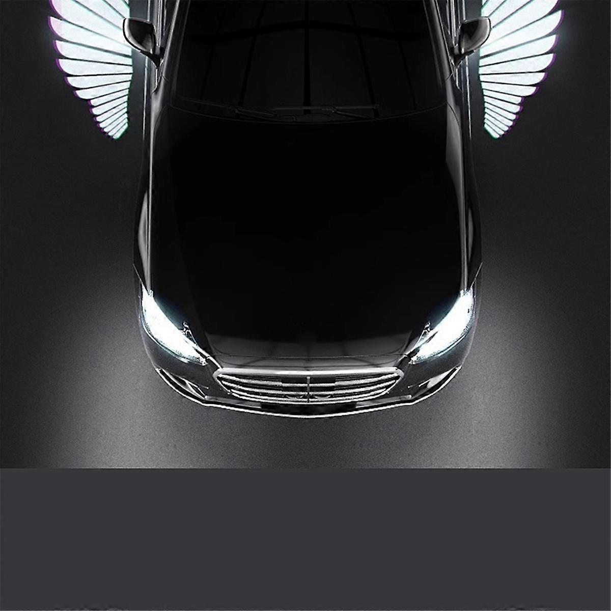 Car LED Decorative Lights Welcome Lights Angel Wing Ambient Lights Wing ...