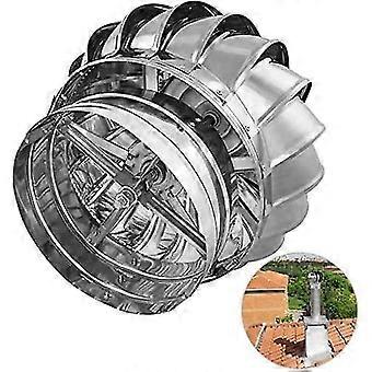 Rotating Stainless Steel Chimney Cowl Cap, Anti-Downdraught Spinner ...