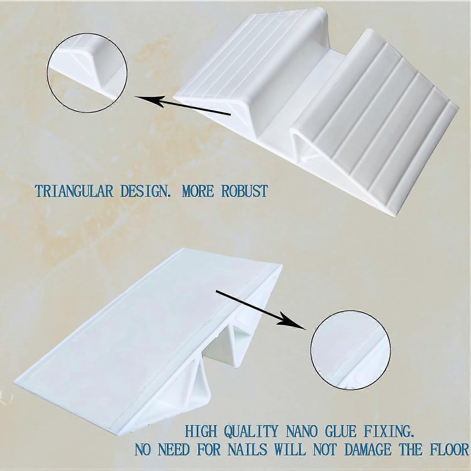 6-Piece pet gate Fence Support feet Plastic Triangular Isolation Fence ...