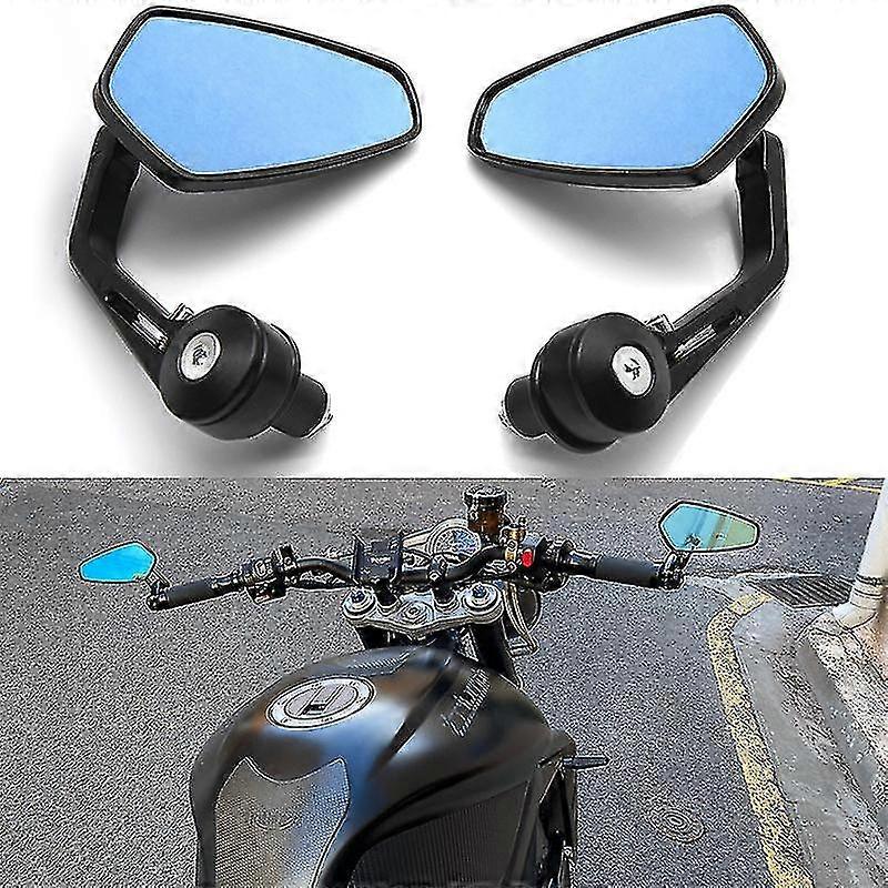 Motorcycle Rear View Mirror Bar End Mirrors Motorcycle Handlebar Tip ...