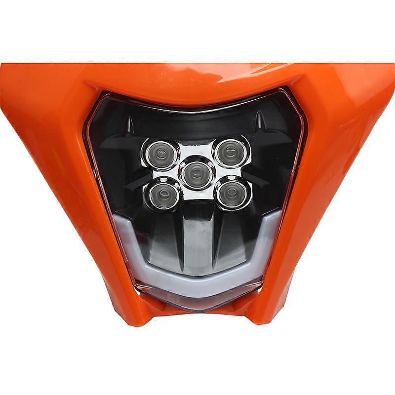 For KTM EXC Headlight Plate Motorcycle Led Headlights Supermoto Enduro ...