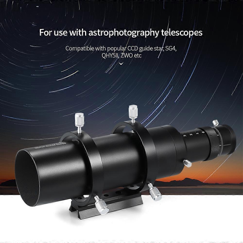 60mm Guide Scope Finderscope for Astronomical Telescope 240mm Focal ...