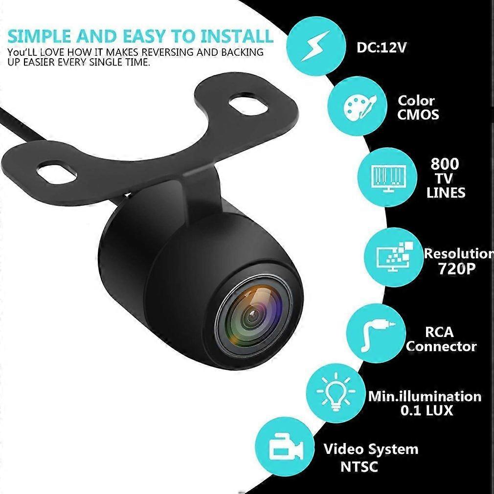 170 Degree Camera Cmos Car Rear / Front / Side View Reversing Camera ...