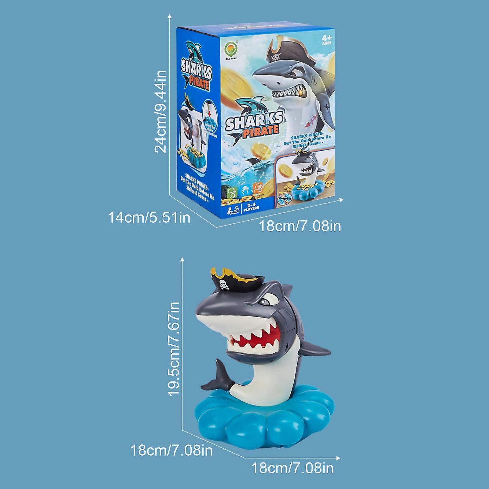 100% NEW,Electric Game Shark Toy, Pop up Pirate Shark Horror ...