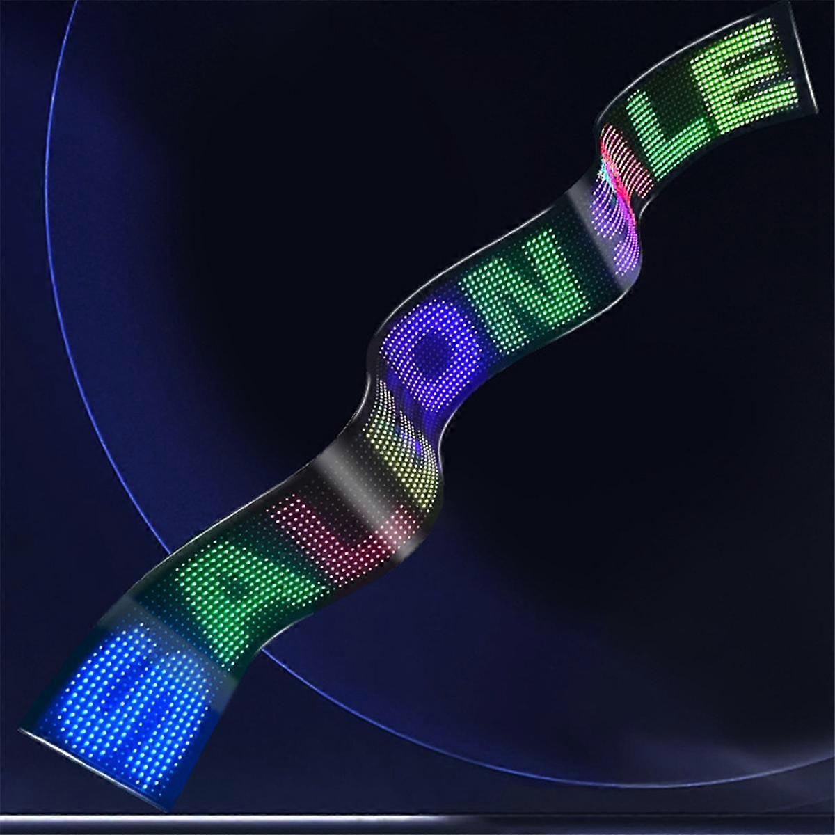 RGB LED Matrix Pixel Screen Waterproof DIY Programmable Flexible Screen ...