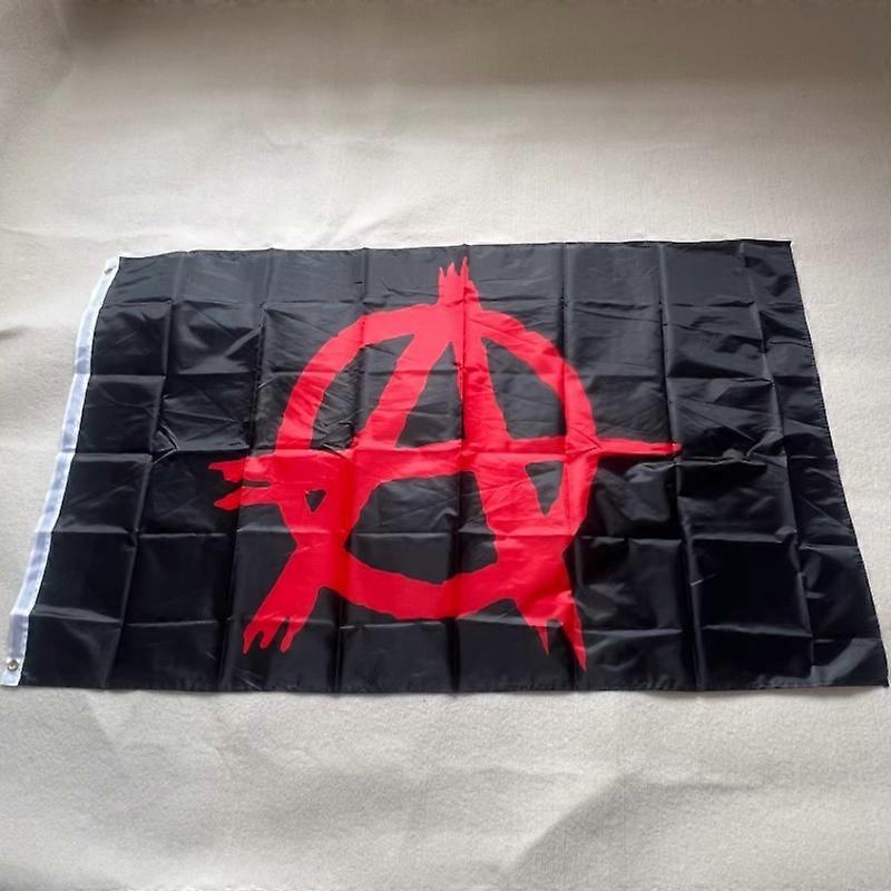 Anarchism anarchy Flag 90x150cm hangs high quality 3x5 ft polyester ...