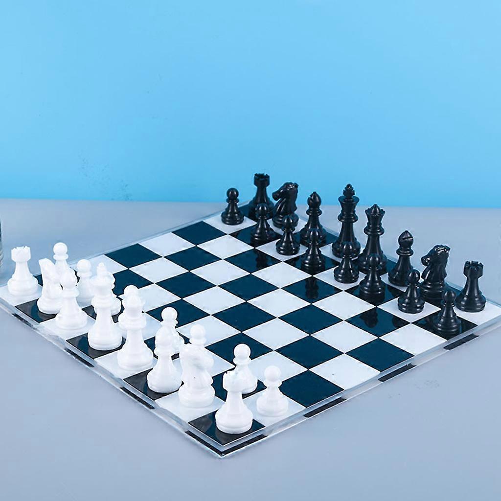 Chess Checkers Board Resin Mold 3D Checkerboard DIY Mold Chess Board ...