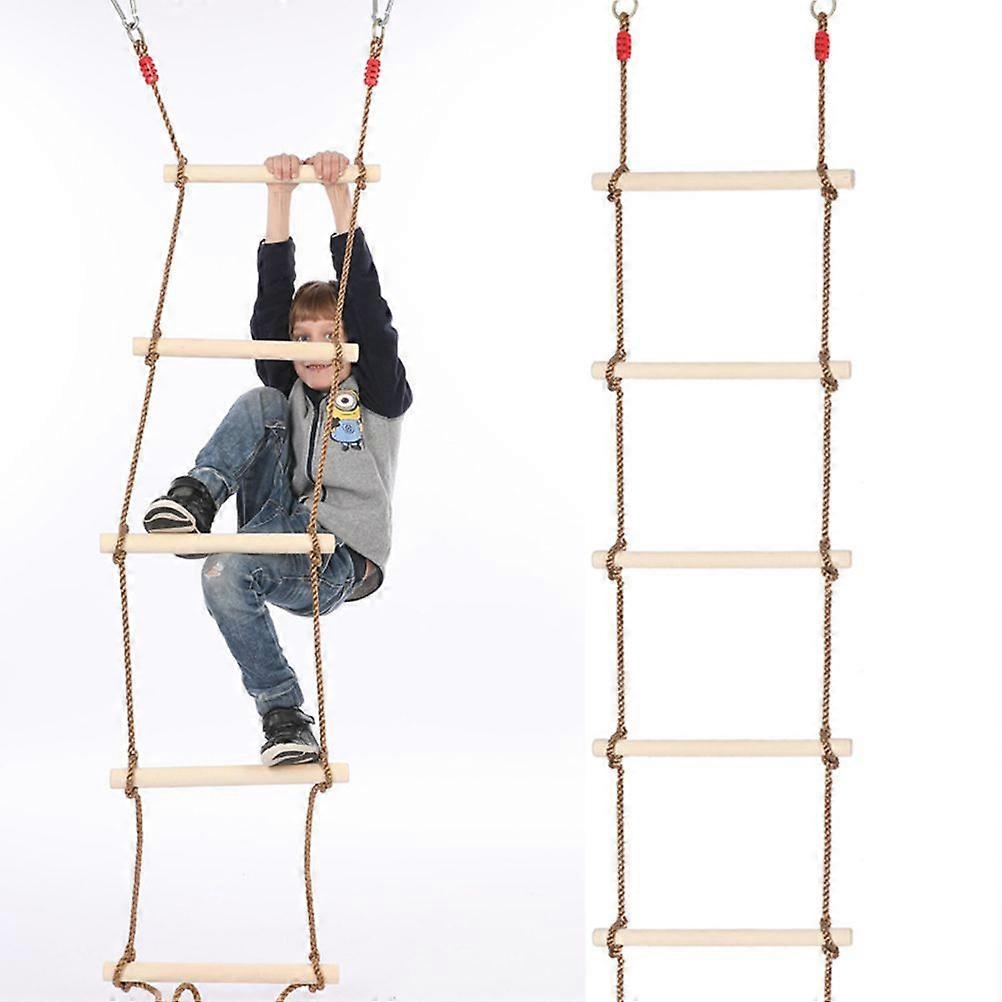Children's rope ladder with wooden ladder rope ladder outdoor indoor ...