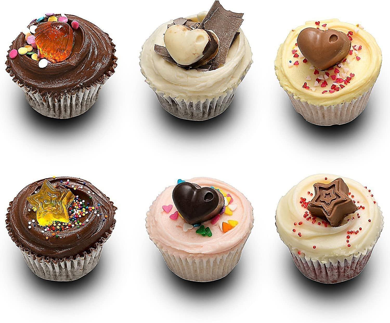 Set Of 3 Silicone Ice Cube Molds, Shaped Hearts, Stars, Shells, Ice ...