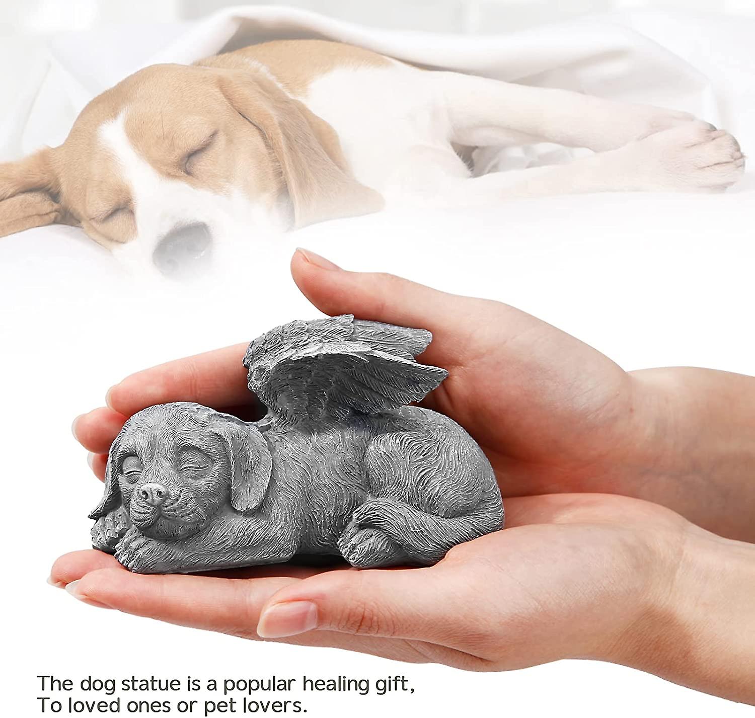 Pet Memorial Stone, Memorial Grave Marker, Resin Dog Memorial Statue ...