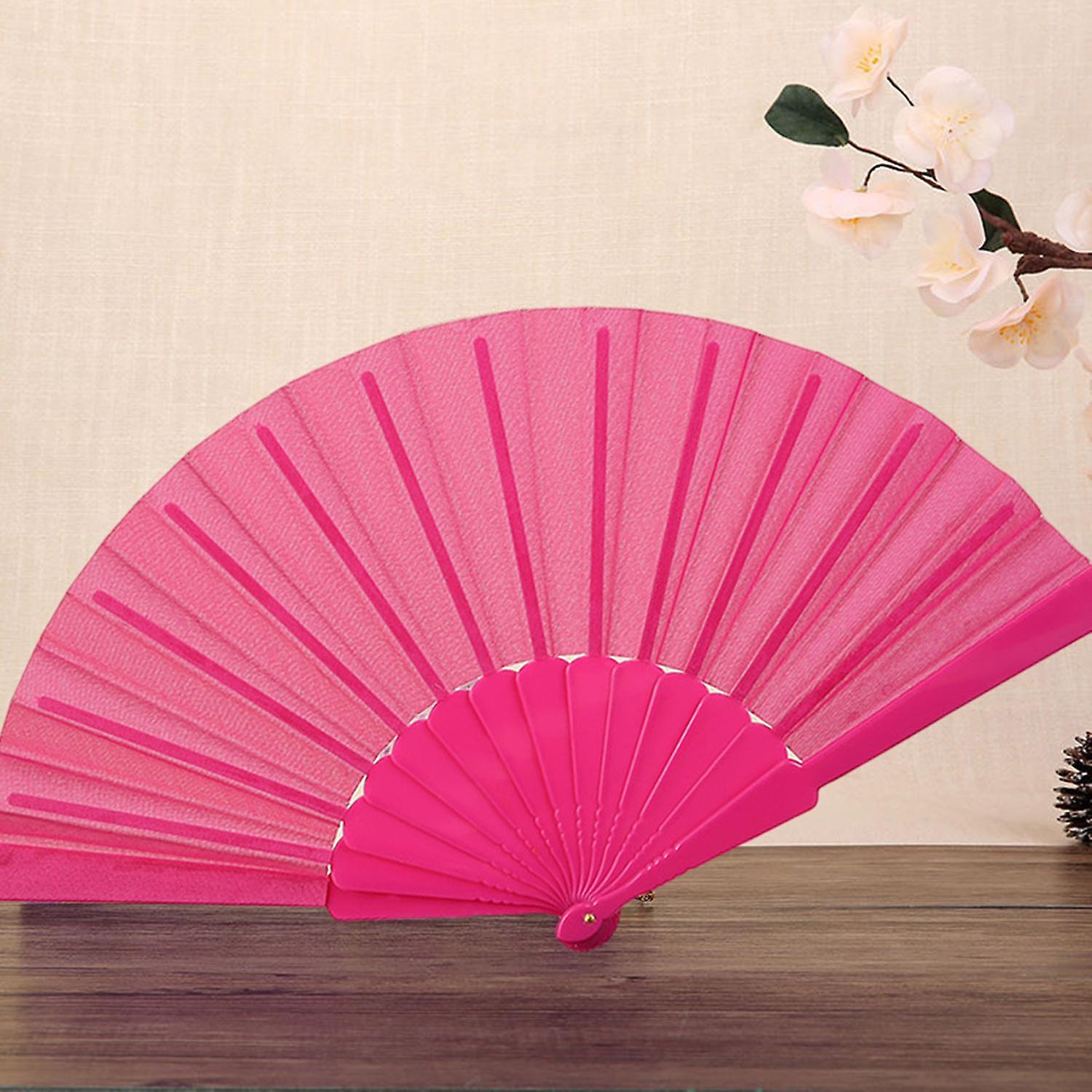 Wedding Fan Plain And Grip Pure Color Decoration Great Stickiness ...