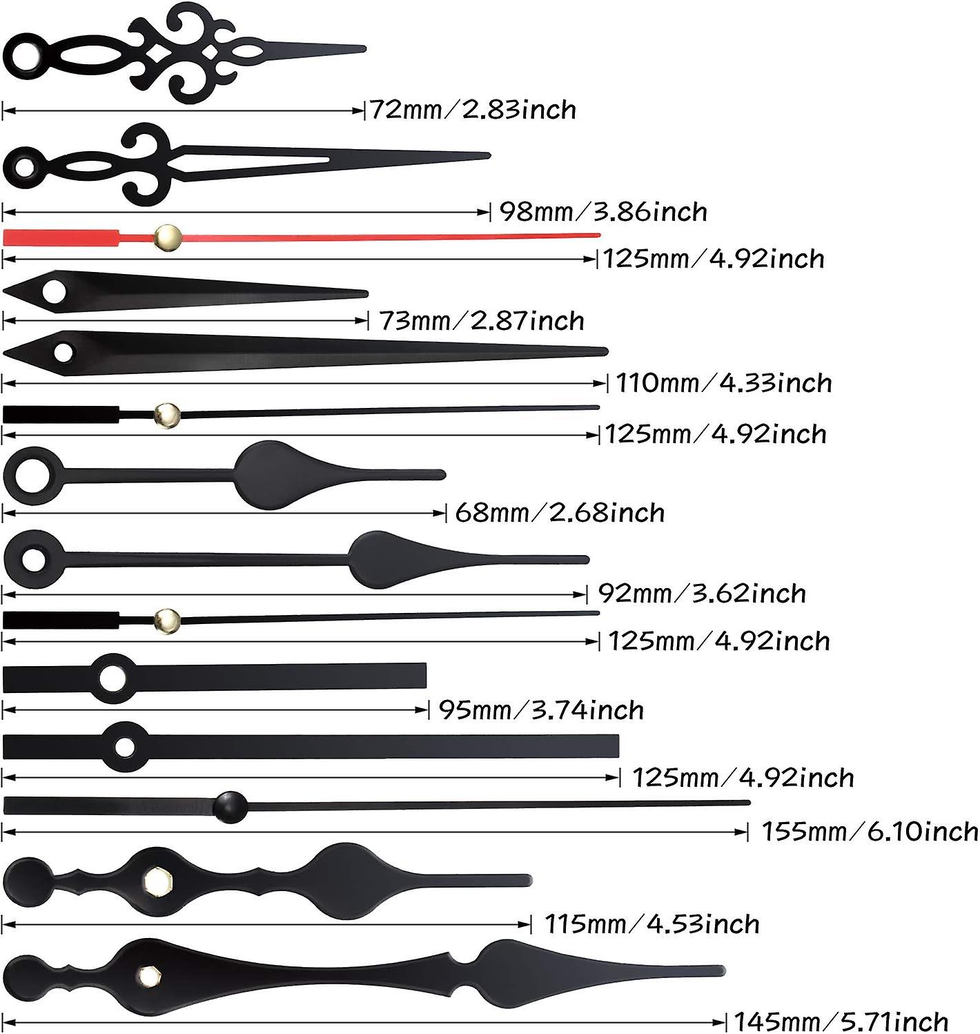 2 Pieces Clock Mechanism Clock Movement Mechanism Clock Mechanism ...