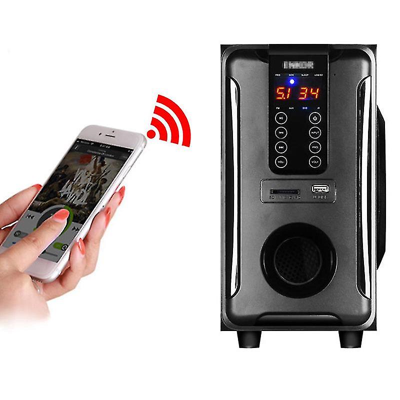 .New 5.1 Channel Home Theater Speaker System Bluetoothusbsdfm Radio ...
