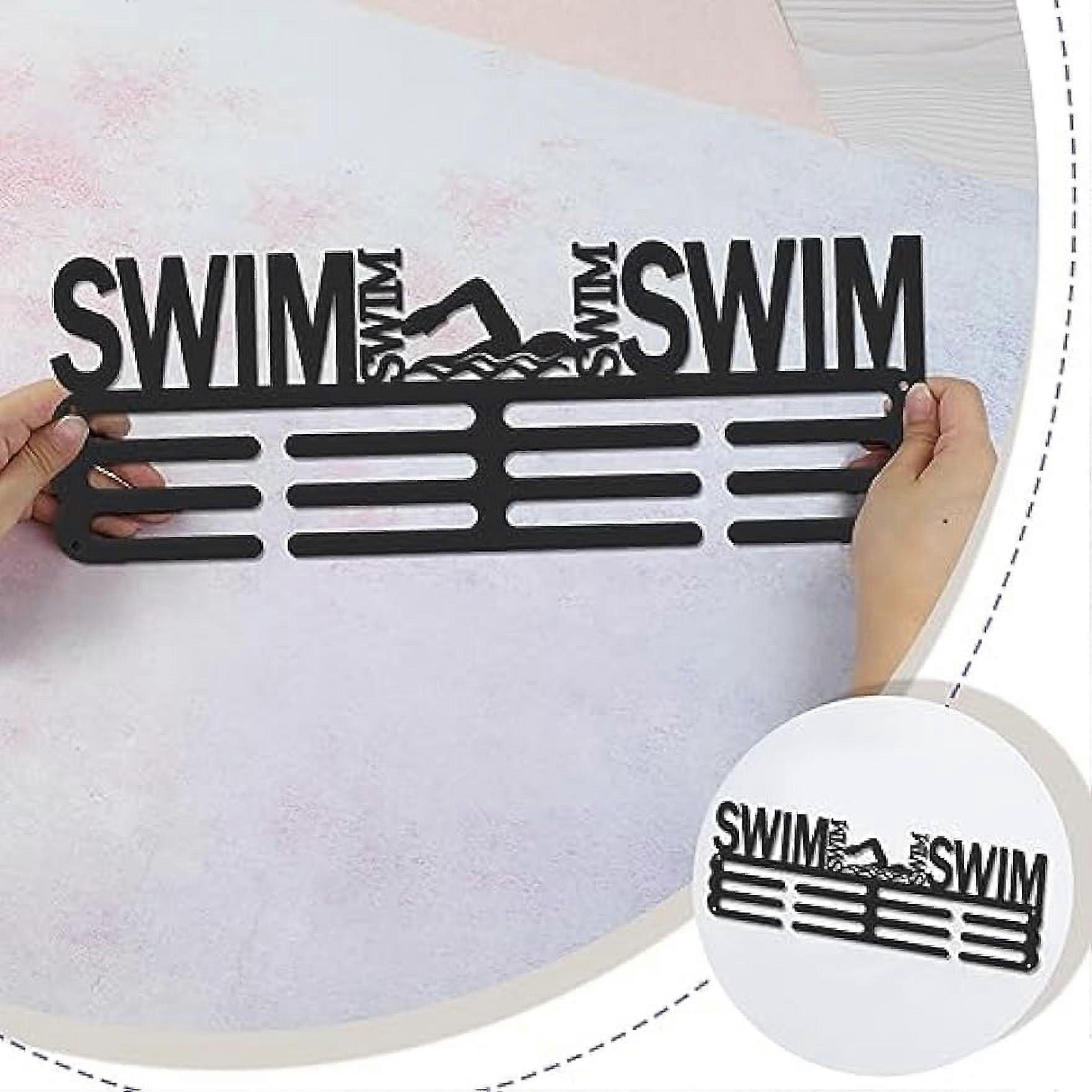 Swimming Medal Holder Swim Display Hanger Medal Swimming Trophy Display ...