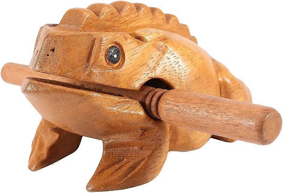 Wood Frog Guiro Rasp, Thailand Traditional Craft Wooden Musical ...