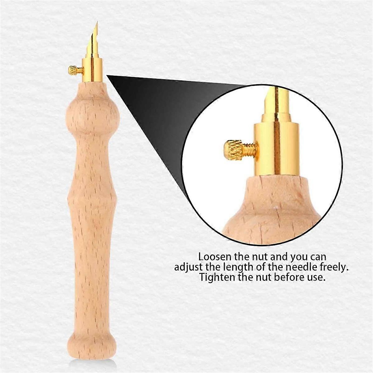 18 Pieces Punch Needle Set Adjustable Punch Needle Tool Punch Needle ...