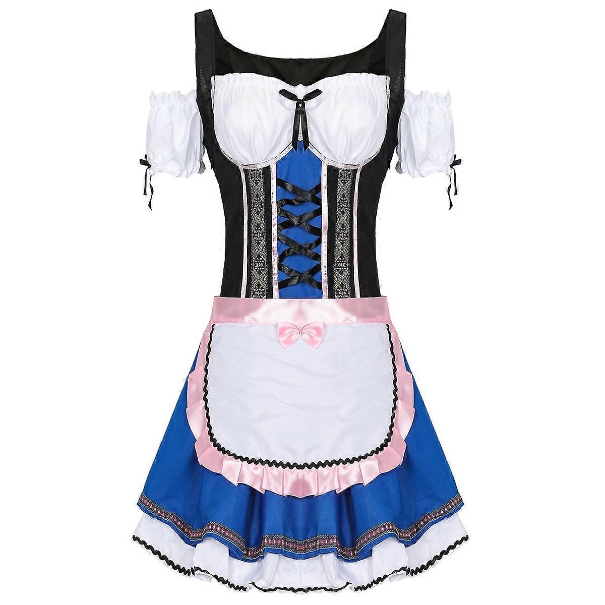 Women Oktoberfest Costume German Bavarian Beer Maid Cosplay Parade ...