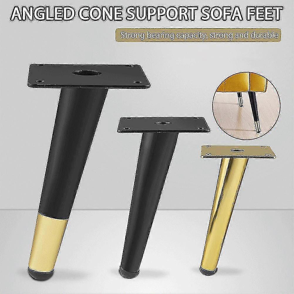 4pcs Furniture Feet Iron R- Tapered Furniture Legs For Table | Fruugo UK