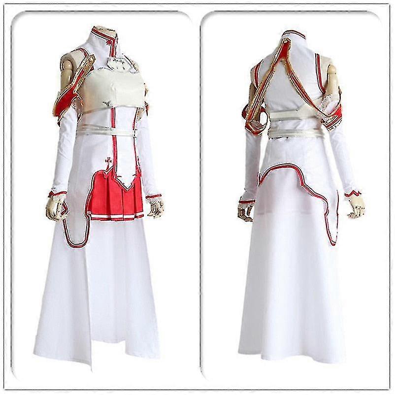 Sword Art Online Cosplay Costume Asuna Yuuki Full Set Women Cosplay ...