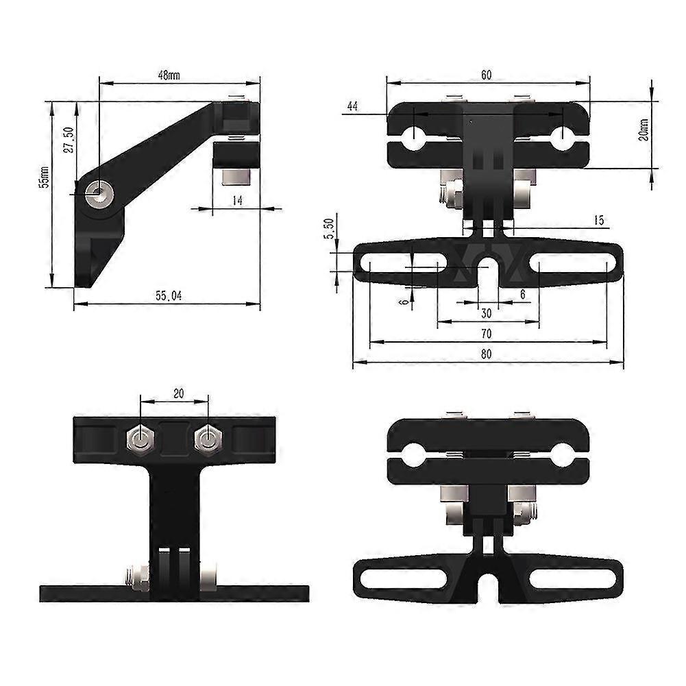 Electric Bicycle Tail Light Bracket Rear Light Bracket Bicycle Camera ...
