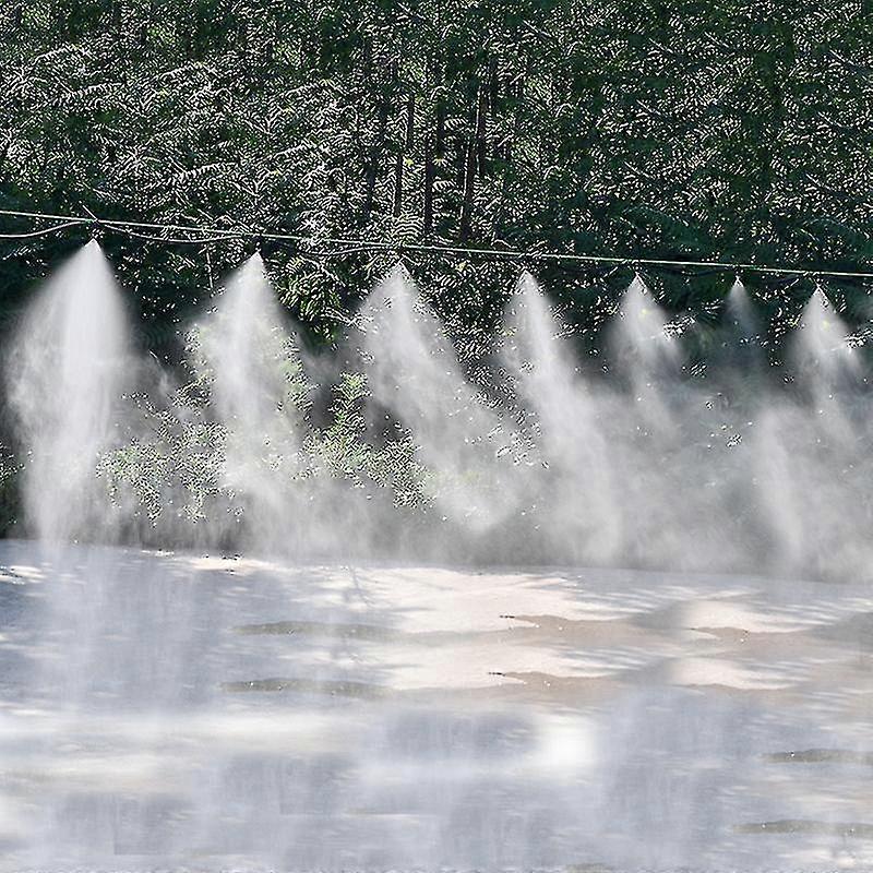 50x Spray Water Fog Misting Nozzle Water Cooling System Greenhouse ...