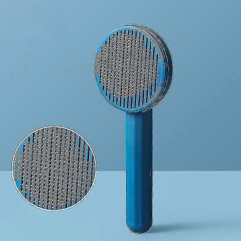 Pet Hair Removal Comb Cat Brush Self Cleaning Slicker Brush For Cats ...