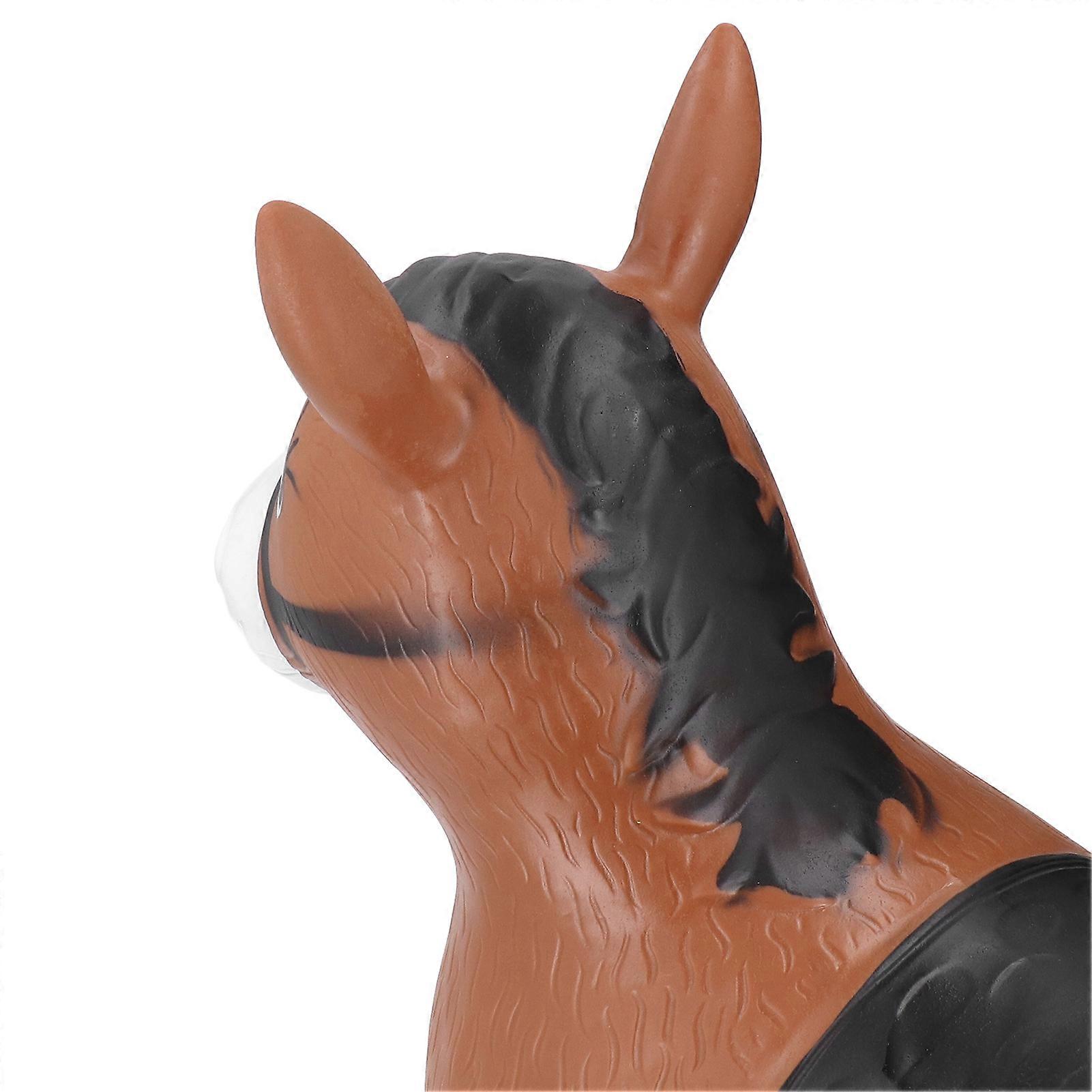 Bouncy Horse Hopper Brown Inflatable Jumping Horse Ride On Bouncing ...