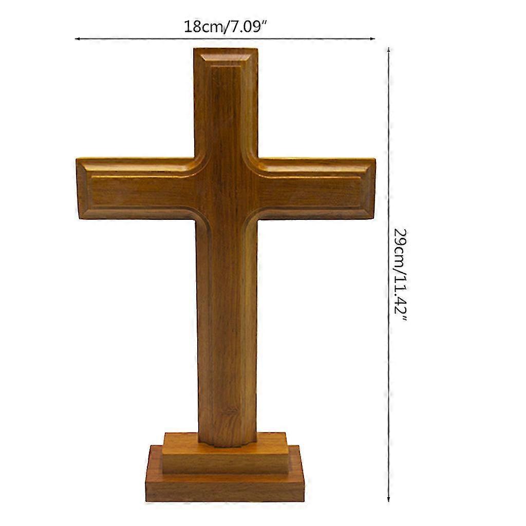 Wooden Standing For Cross Decor Altar For Cross With Stand Double-sided ...