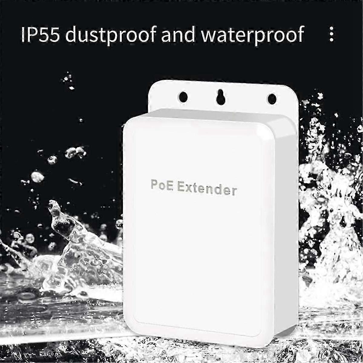 5-port Ip55 Outdoor Waterproof Poe Repeater 1000mbps 1 To 4 Network ...