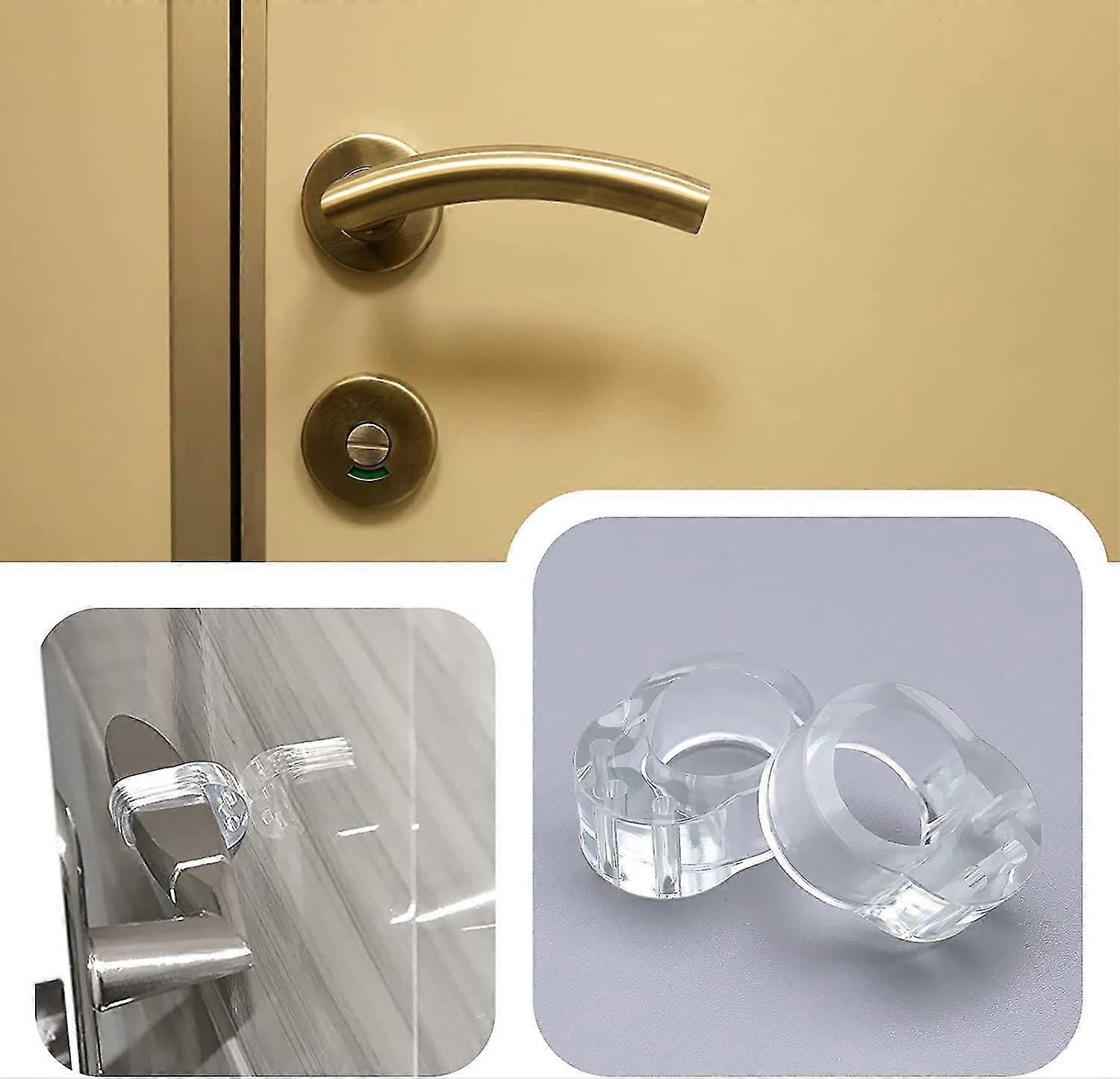 15pcs Door Handle Bumper Pvc Transparent Noise Dampening Buffer Pad Door Handle Guard Anti ...