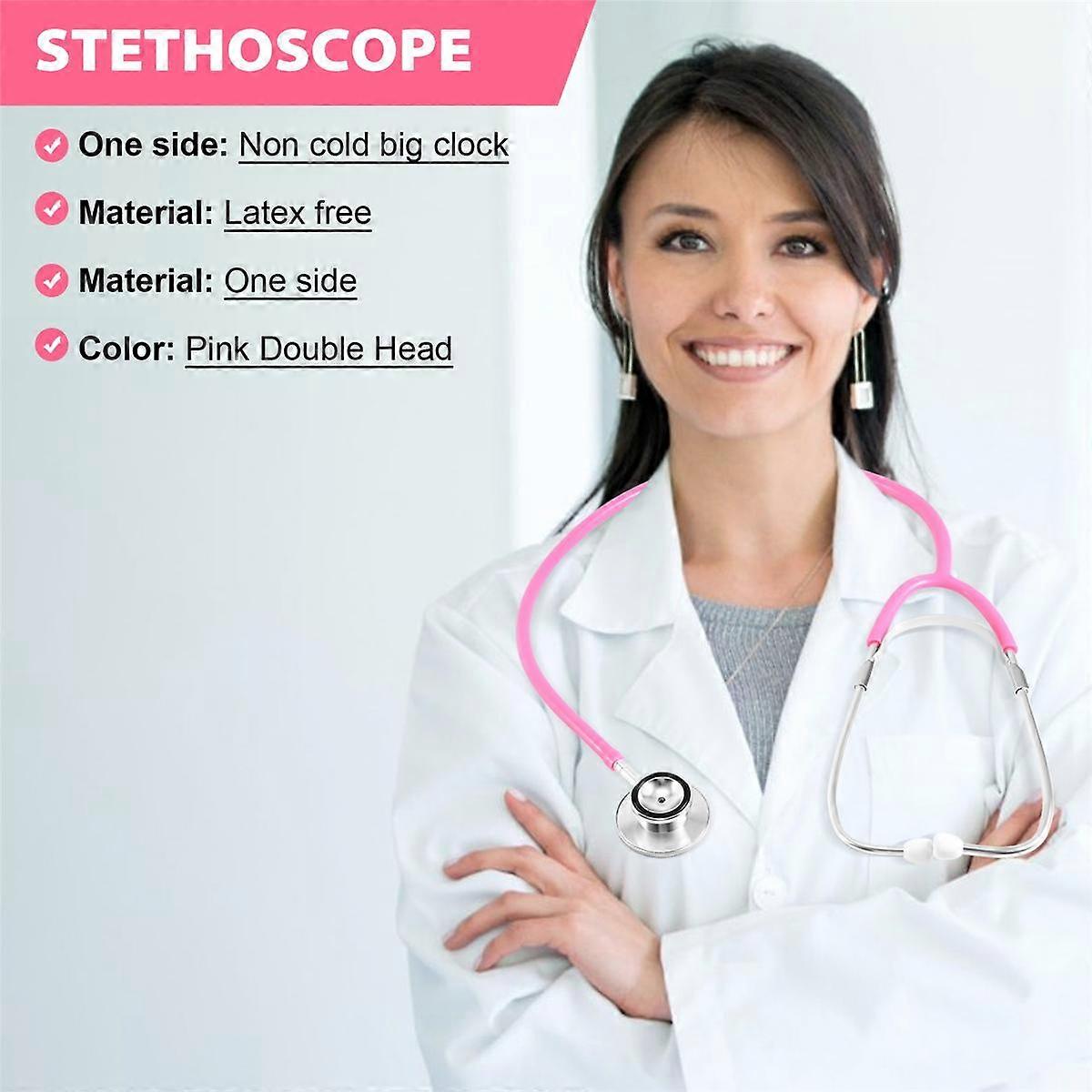Pro Dual Head EMT Stethoscope for Doctor Nurse Vet Student Health Blood ...