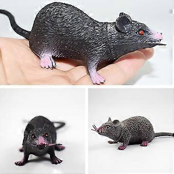 Set Of 6 Realistic Rat Toy, Plastic Fake Rat Model Toy, Entertainment ...