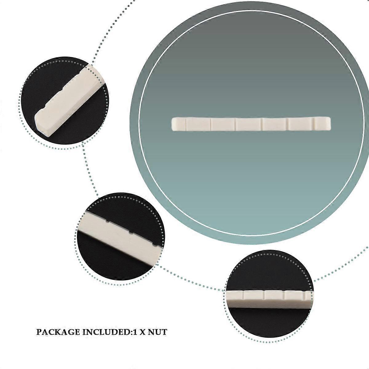 42mm Bone Nut for Electric Guitar Tele | Fruugo UK