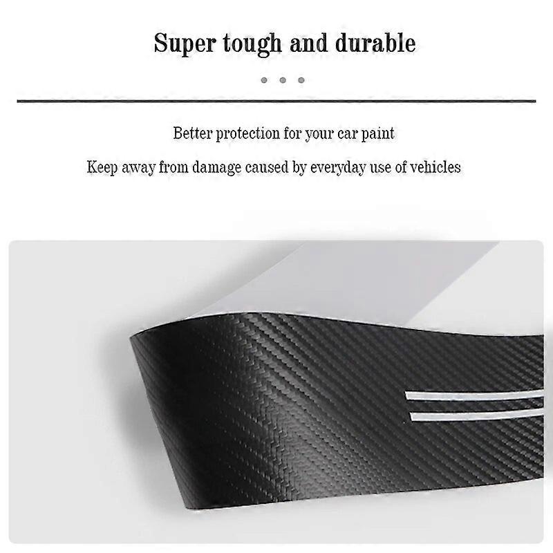 Motor Vehicle Parts Carbon Fiber Leather Car Door Sill Protector ...