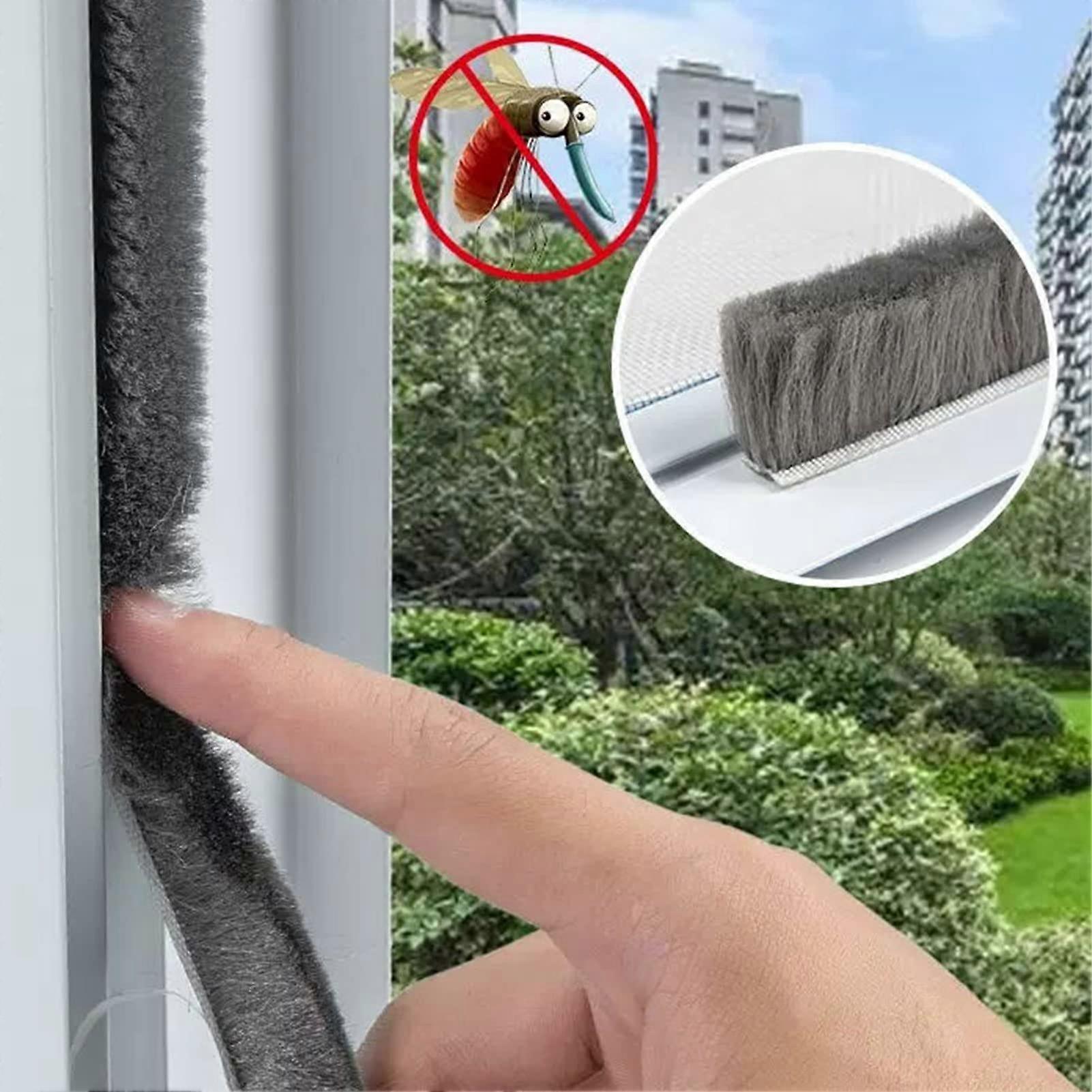 Self-Adhesive Brush Seal Weatherstrip,5Meters 9 mm x 9mm Insulation ...