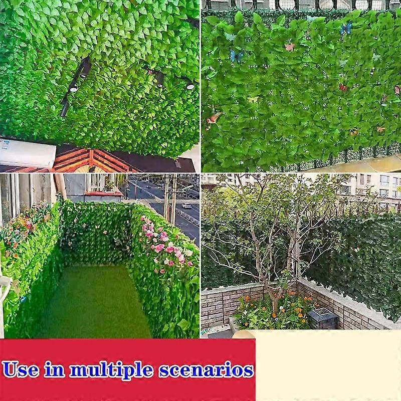 Artificial Fence Leaf Fence Ivy Evergreen Hedge False Leaf Privacy ...