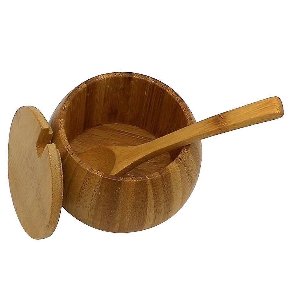 Wood Tea Matcha Can Sugar Canister Natural Bamboo Matcha Caddy Chili ...