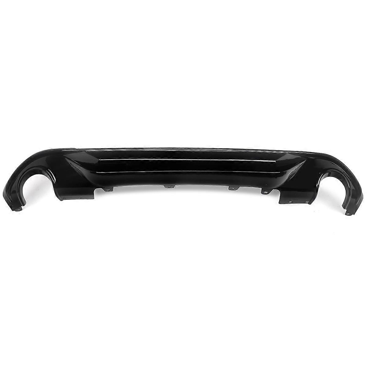 For BMW F48 F49 X1 M Performance Style Gloss Black Rear Bumper Diffuser ...