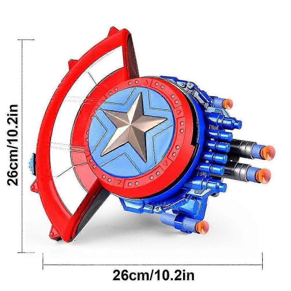 Marvels Avenger Mech Strike Captain Americas Shield Role Play Toy With ...