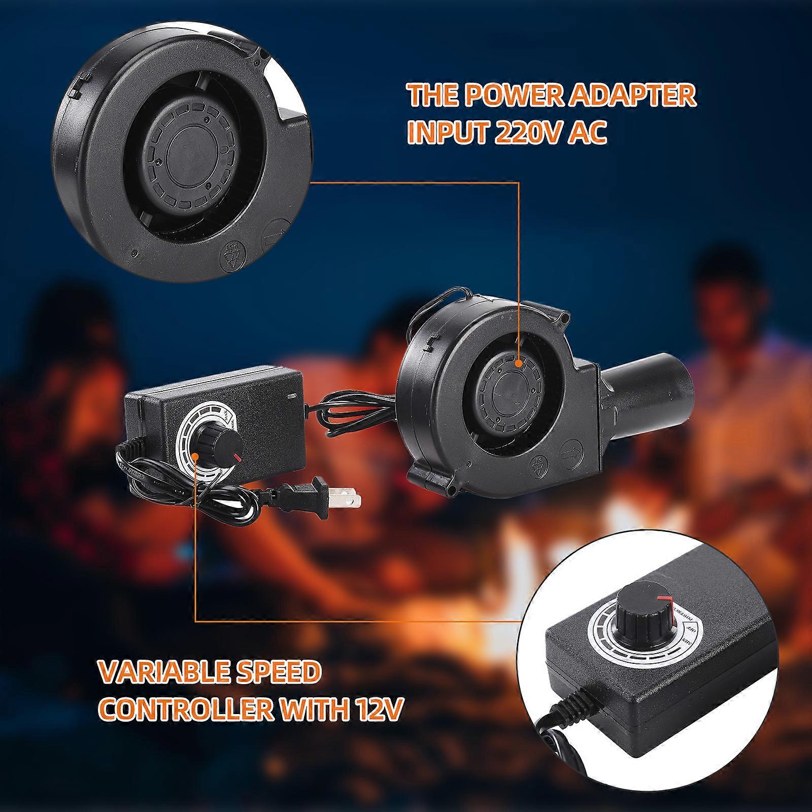 20W 9733 Blower Fan, 220V with Speed Controller & Round Duct, Ideal for ...