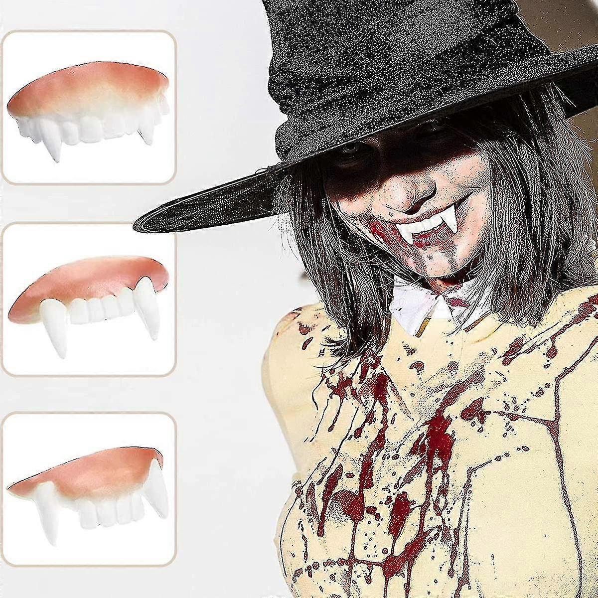 12 Pieces Gag Teeth, Bob Teeth, Googly Teeth, Fake Teeth, Vampire ...