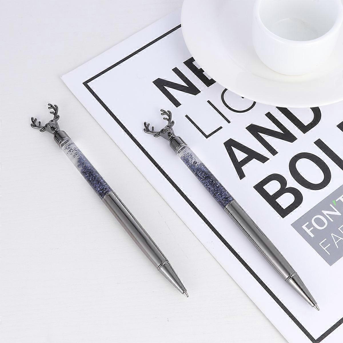 Creative Ballpoint Pens 6 Pcs Lovely Deer Design Metal Writing ...