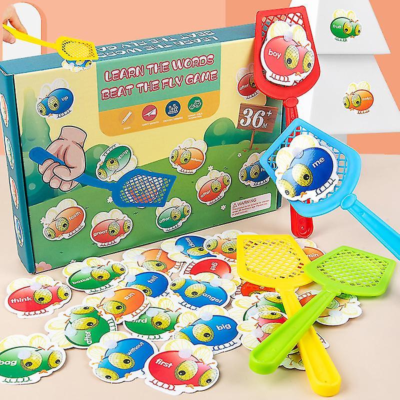 Sight Words Swat Game With 192 Fry Site Words 4 Fly Swatters Set, Dolch ...